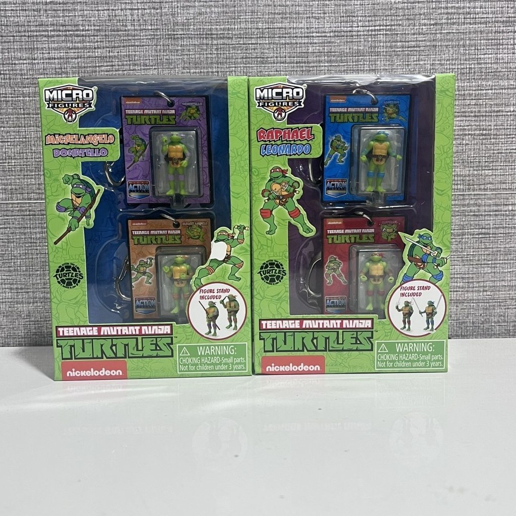 Worlds Small World Mini Toys Ninja Turtle Toys ครบชุด DCZX | Shopee ...