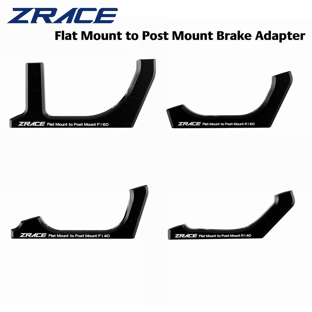 Zrace FLAT MOUNT TO POST Mount BRAKE ADAPTER, 140mm / 160mm, FLAT TO ...