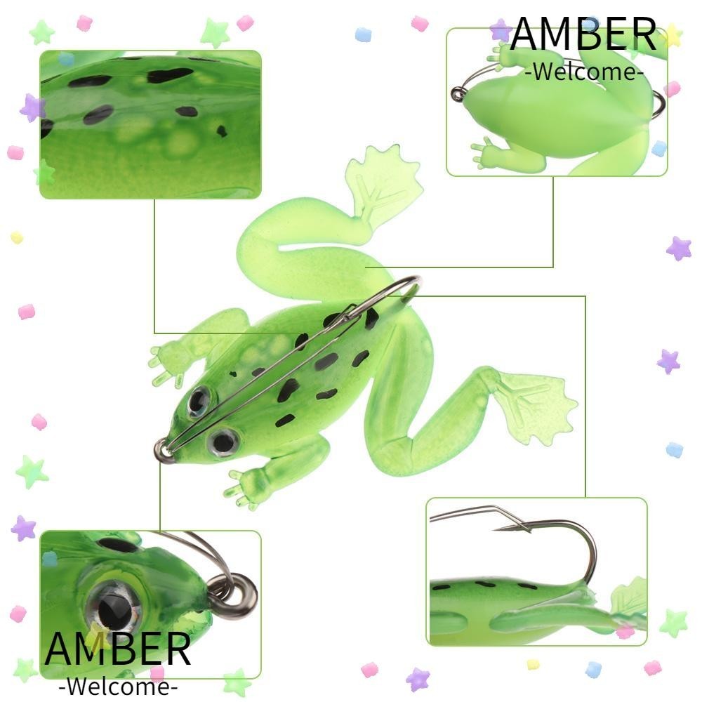 Amber 5.2g/6cm กบยางทนทานแบบพกพาเหยื่อเบสเหมือนจริง | Shopee Thailand