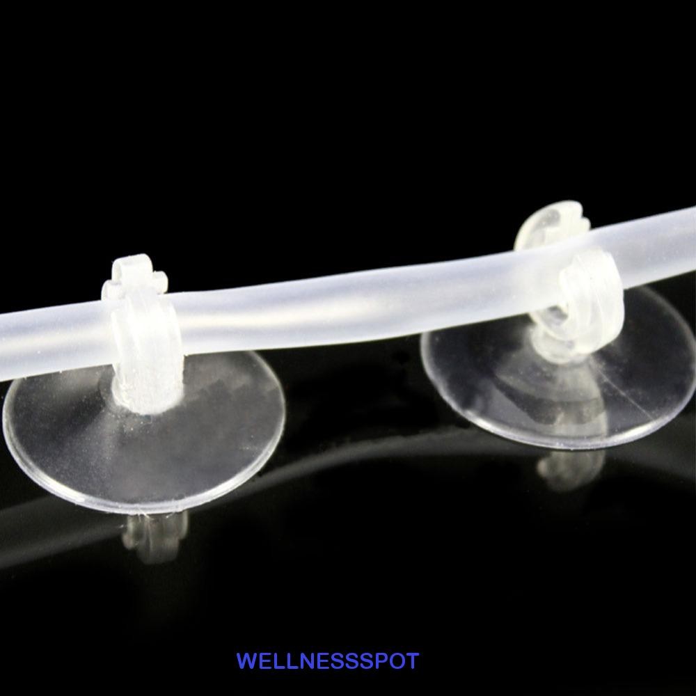 Wellnessspot 10 ชิ้น Aquarium Sucker, PVC Clear Fish Tank ถ้วยดูด, Aquarium Supples การดูดซับที่ ...