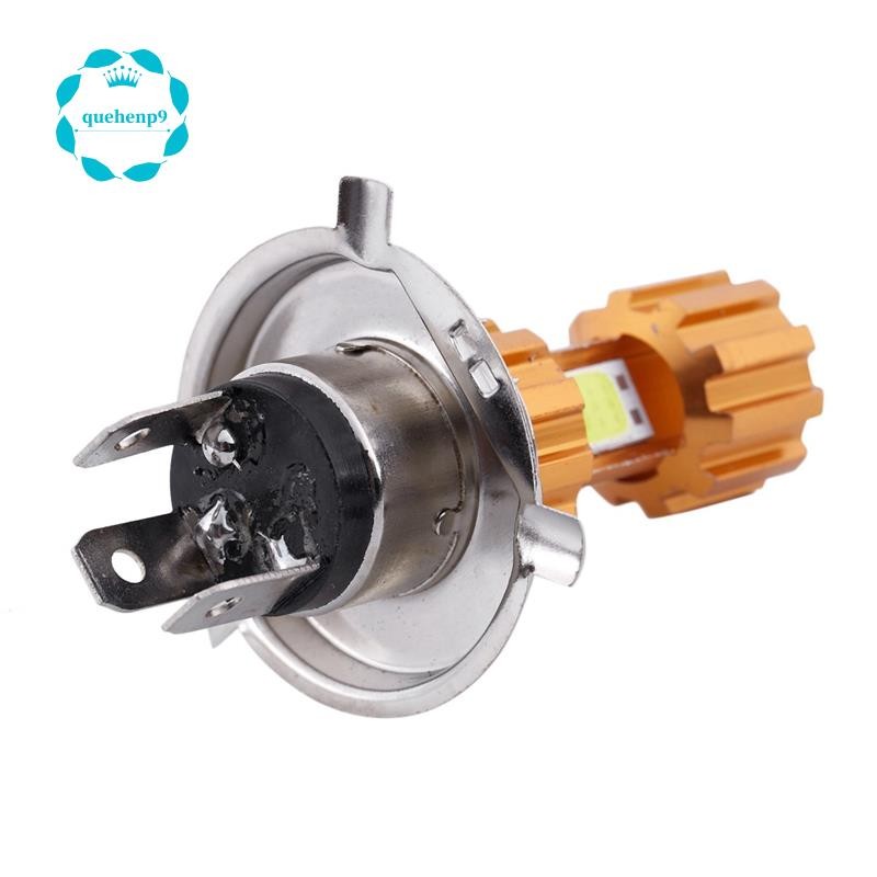 [quehenp9]H4 18w 2000LM รถจักรยานยนต์หลอดไฟ LED 3 COB Hi/Lo Super Bright โคมไฟ | Shopee Thailand