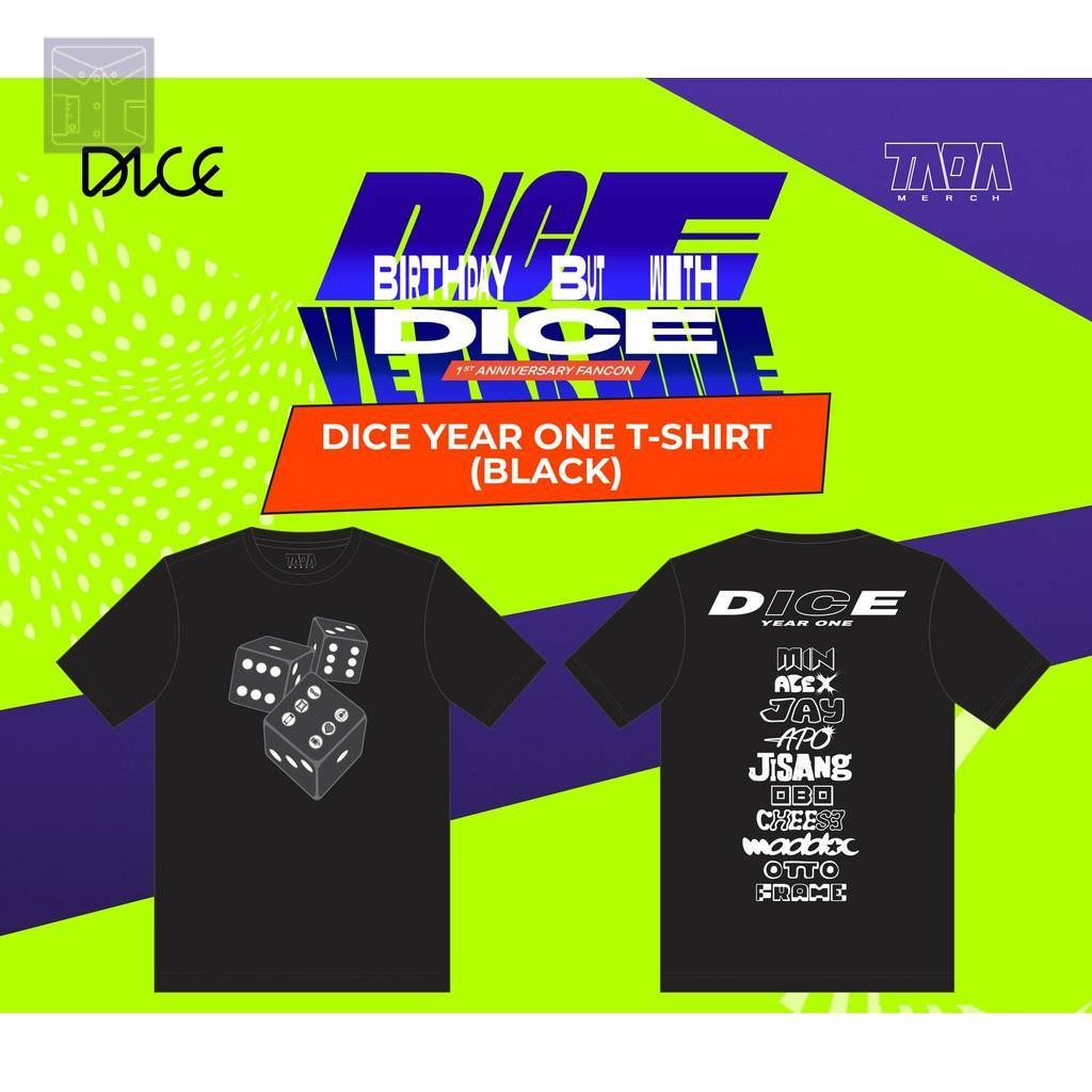 เสื้อยืด DICE YEAR ONE (พร้อมส่ง) ผ้าฝ้ายแท้ 100% คอกลมแขนสั้น สไตล์ ...