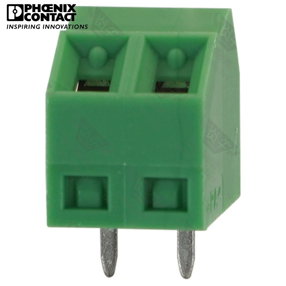 3.81 มม.ของแท ้ Phoenix Contact Connector PCB สกรู Terminal Block 3 Pin ...