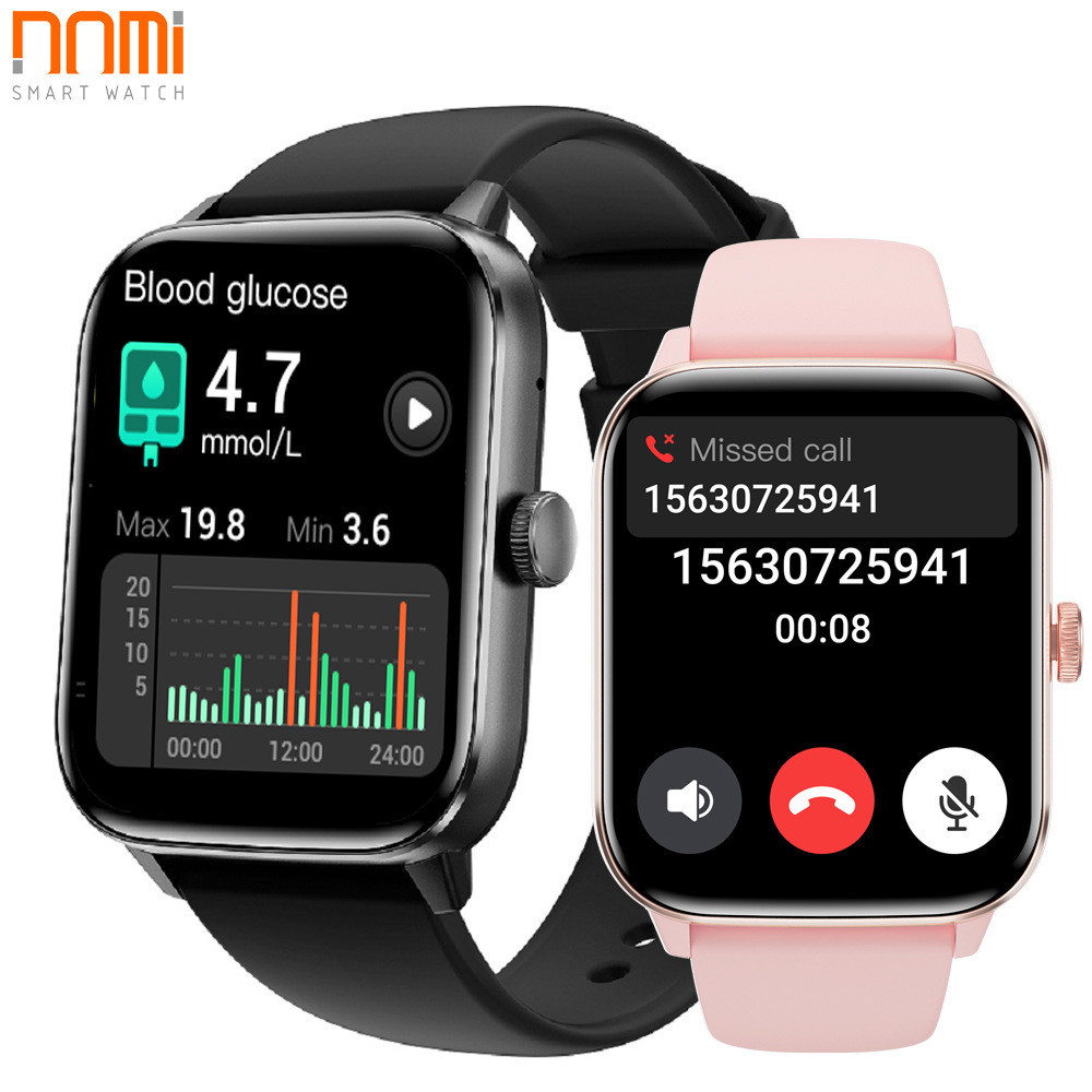 Qs11 รูปแบบใหม ่ Creationless Blood Sugar Call AI Voice Assistant Knob Control Sports Smart ...