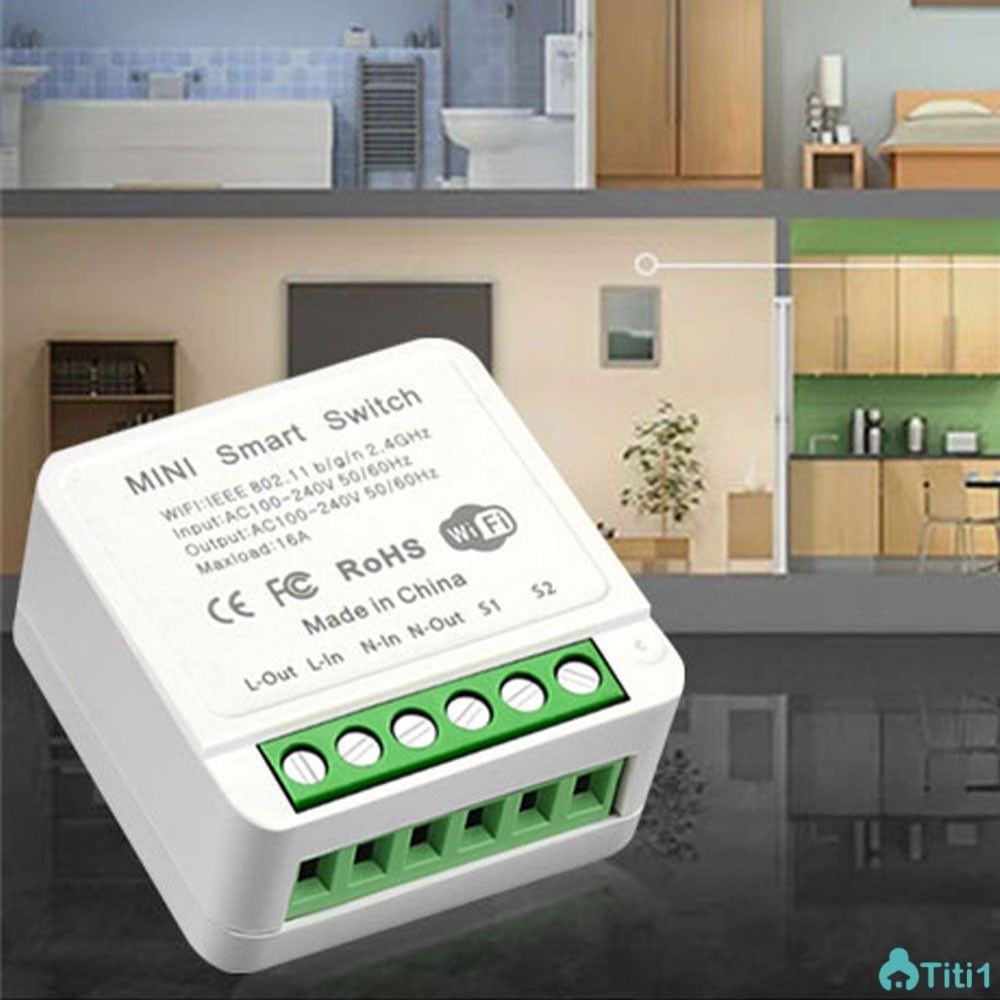 16A Tuya WiFi สมาร์ทสวิตช์ 2-Way Control MINI Smart Breaker ทำงานร่วม ...