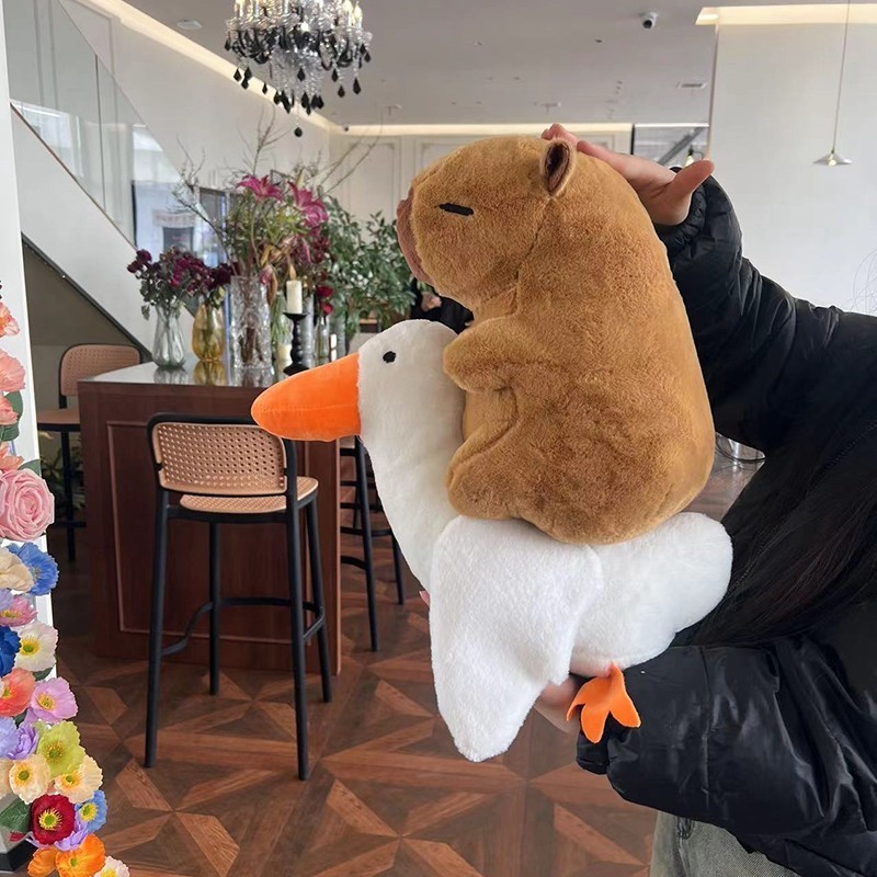 Big White Goose Capybara ตุ ๊ กตาสร ้ างสรรค ์ ของเล ่ นตุ ๊ กตาของขวัญ ...