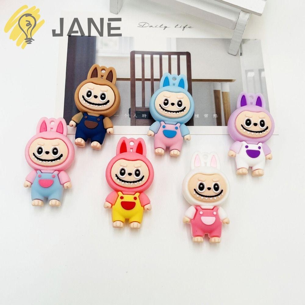 Jane Labubu กระเป ๋ าจี ้ , การ ์ ตูนน ่ ารัก Labubu KeyChain, PVC DIY ...