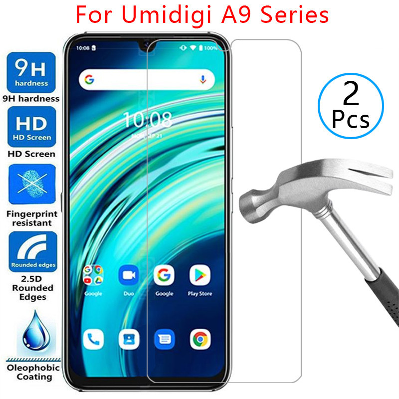 กระจกนิรภัยสําหรับ Umidigi A9 Pro 2021 Max ฝาครอบ Umidigia9 A 9A A9Pro ...