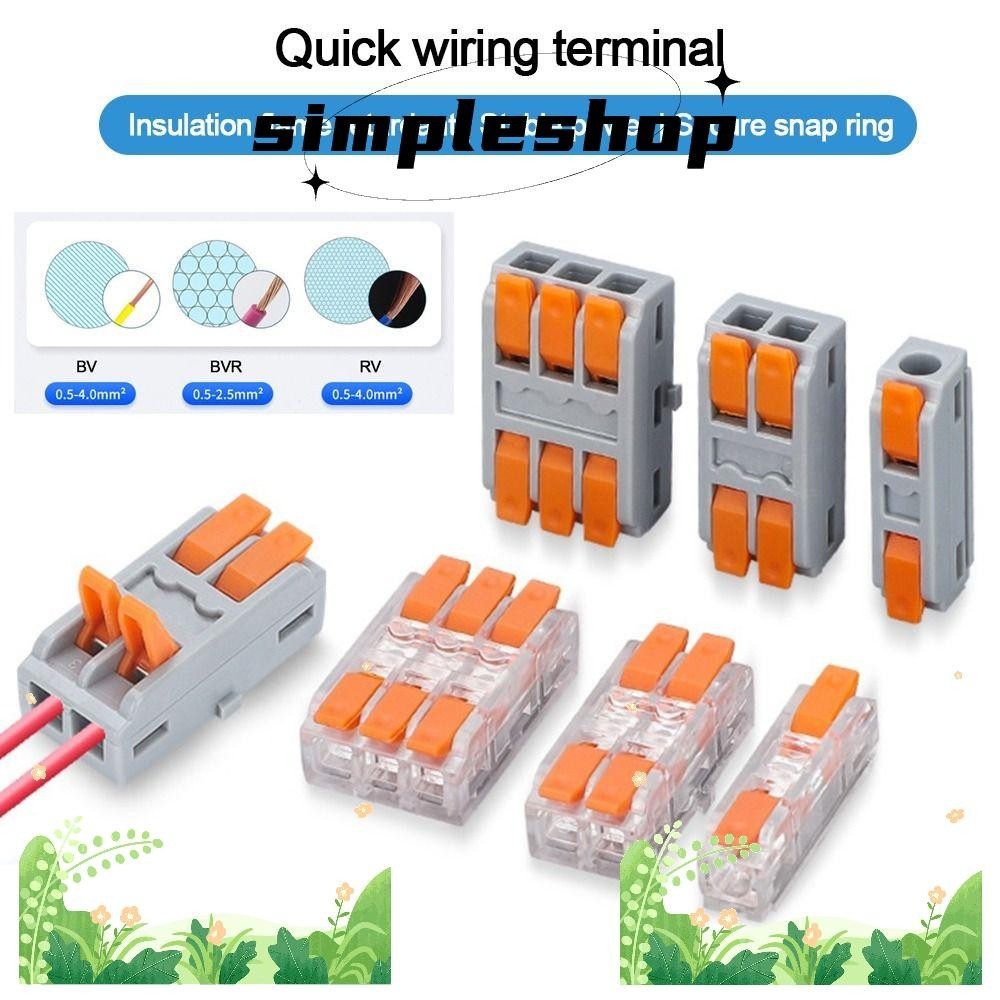 Simple Quick Terminal Block, Mini Universal Wire Connector, Docking ...