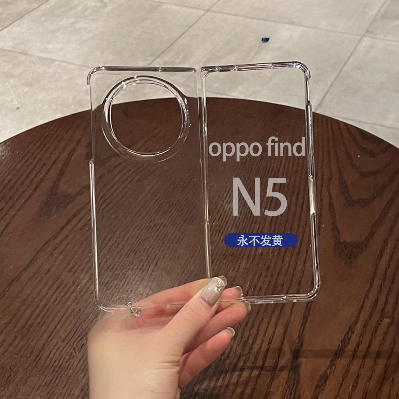 เคสป้องกันการตกสําหรับ OPPO Find N5 N3 OnePlus เปิด FindN5 5G Transprent Hard PC กันกระแทกฝาหลัง ...