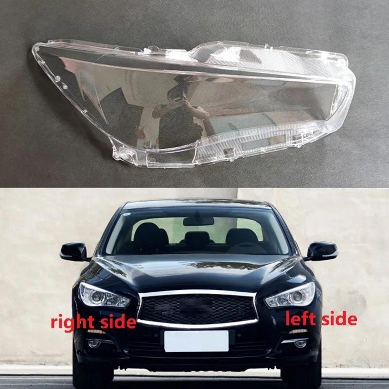 สําหรับ Infiniti Q50 Q50L 2013 2014 2015 2016 2017 2018 2019 ไฟหน้าฝาครอบเลนส์ไฟหน้ากระจกโคมไฟ ...