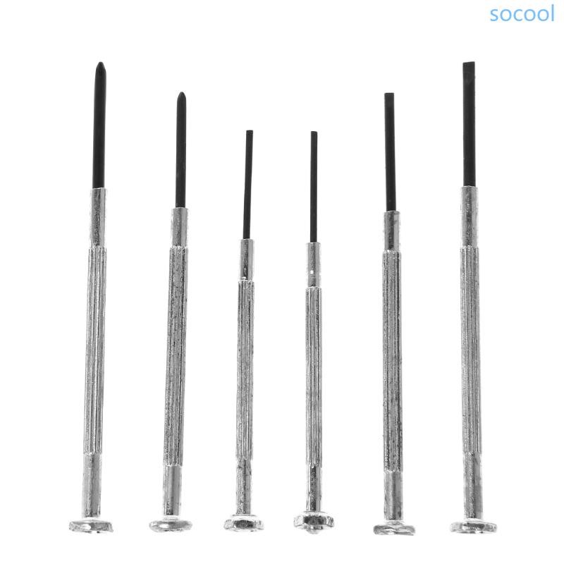 Soc * 6 ชิ้น Precision มัลติฟังก์ชั่นมินิไขควงขนาดเล็กชุดซ่อมเครื่องมือ ...