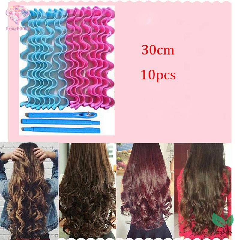 Heabety 10 ชิ้น Water Wave Magic Curlers Formes Leverage เกลียว ...