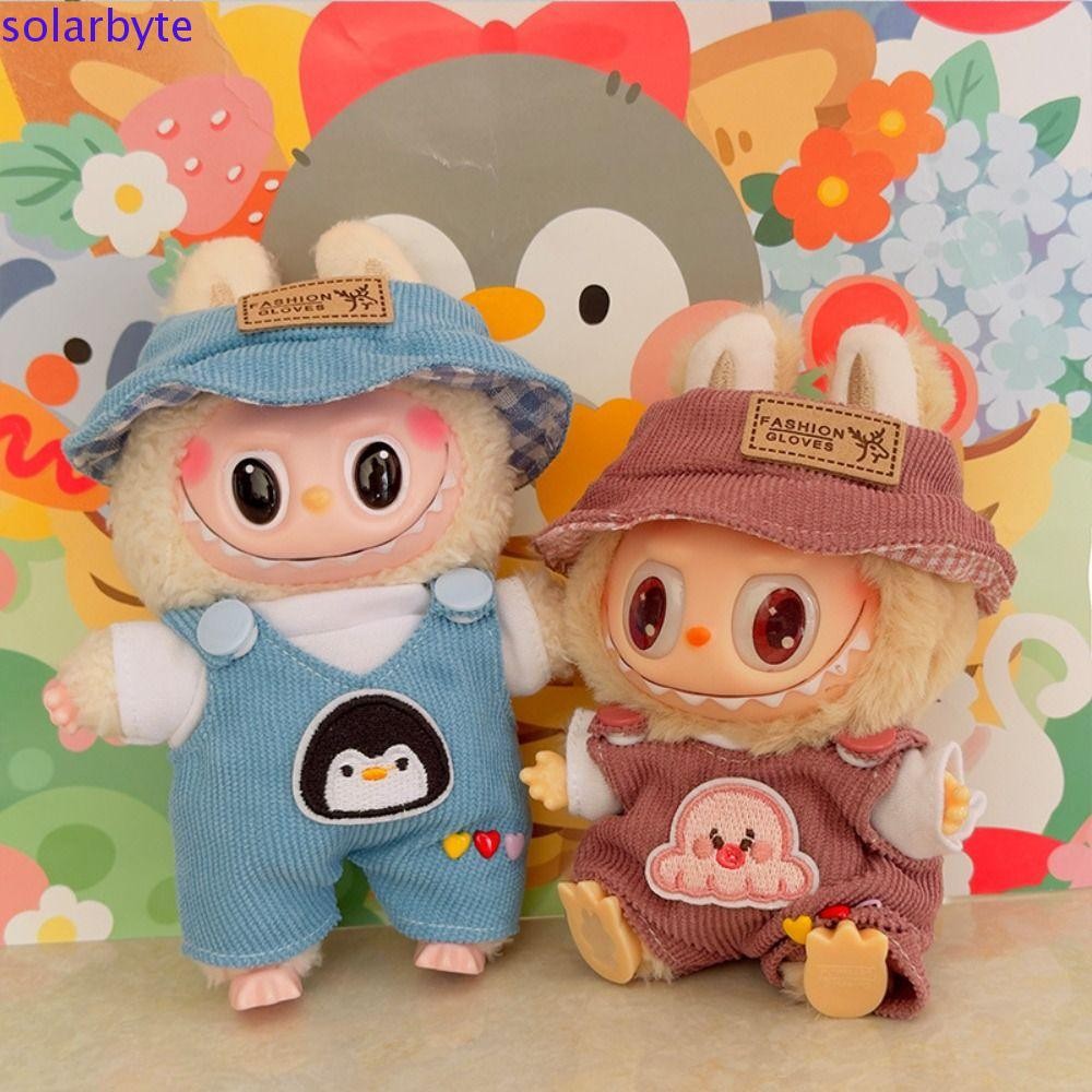 Solarbyte 1 ชุดนั่ง Party Labubu ตุ๊กตาเสื้อผ้า,ของเล่นอุปกรณ์เสริมชุด Labubu ชุดตุ๊กตา Plush ...