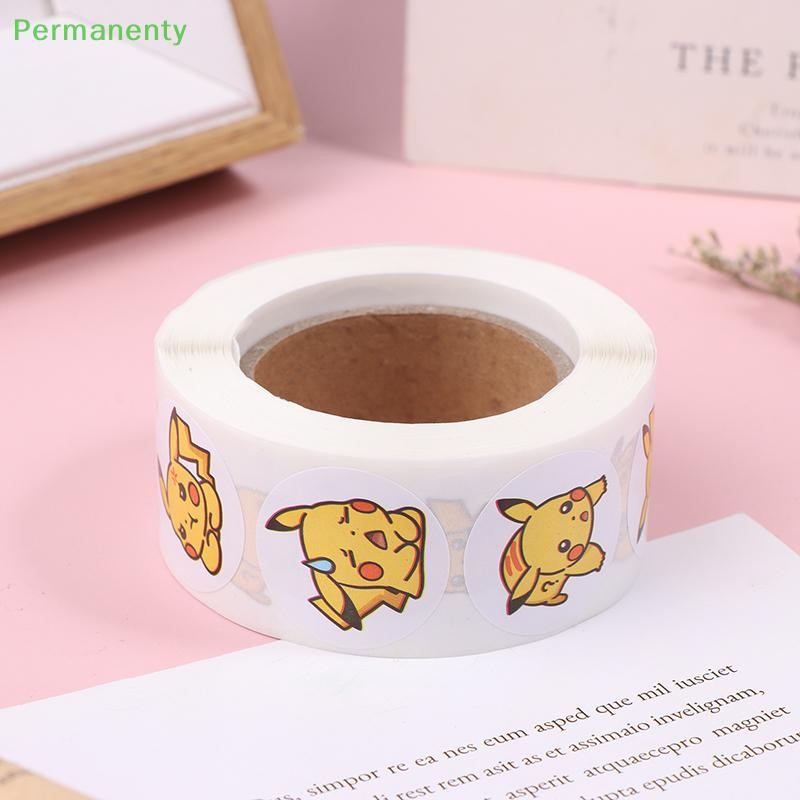 Permanenty 500PCS น่ารัก Pokémon Collection Pikachu Roll Paste ตกแต่ง ...