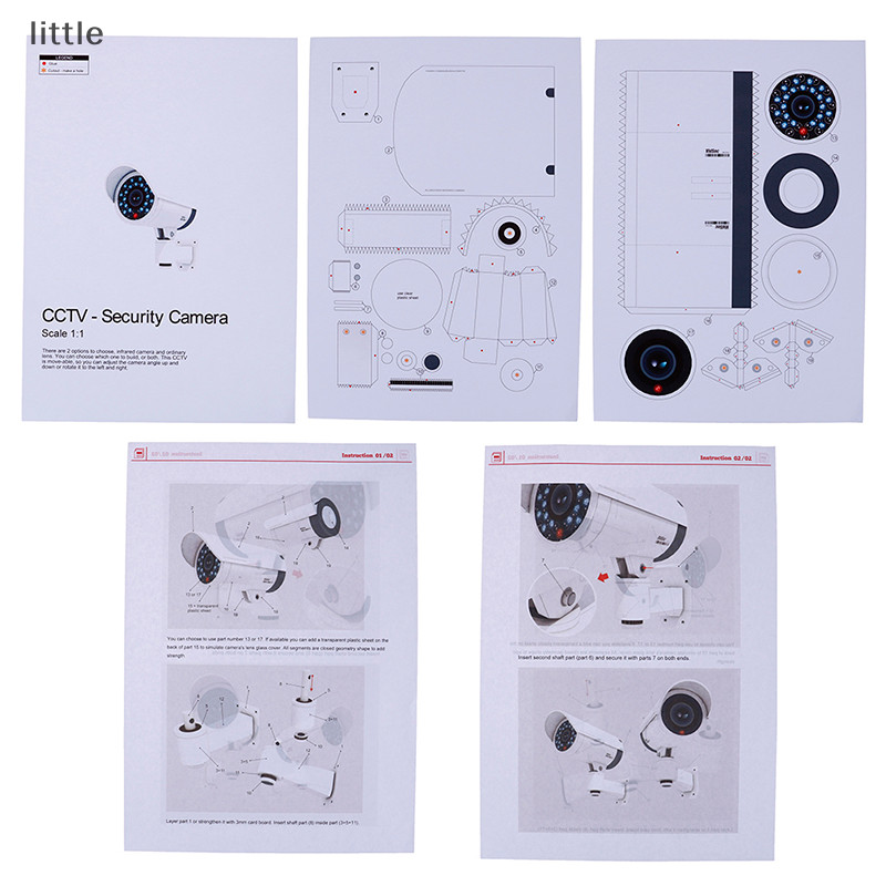 Thlittle 1 กระดาษรุ ่ น Fake Security Dummy Surveillance Camera ...