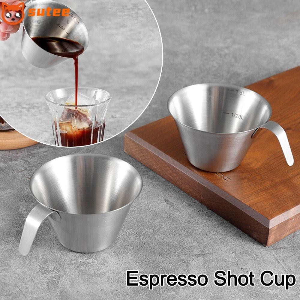 Sutee Espresso วัดถ ้ วยสแตนเลส Universal Espresso Shot Cup, อุปกรณ ์ ...