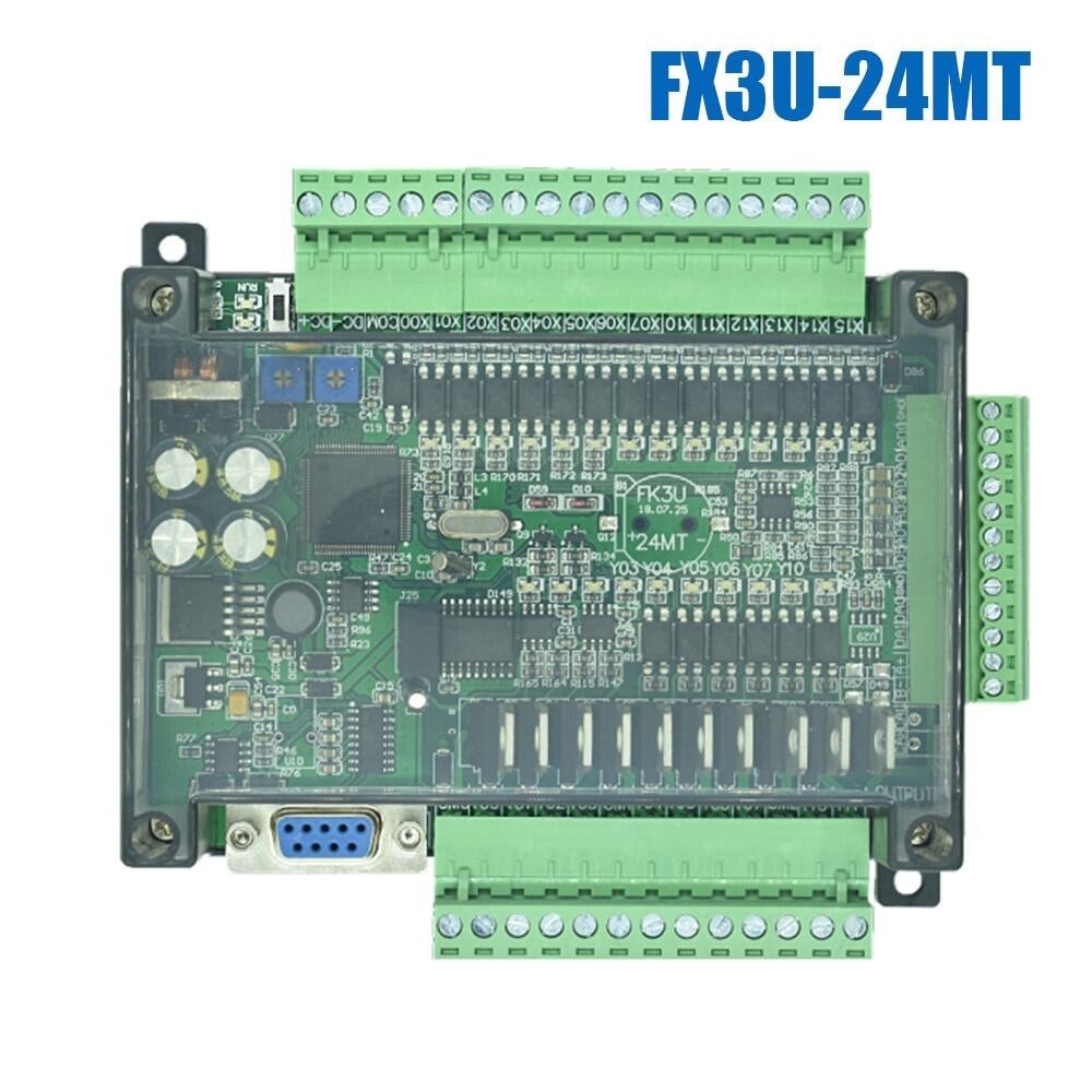 Fx3u-24mr/14mr FX3U-24MT/14MT PLC Programmable Logic Controller 14DI/10DO Analog 6AI/2AO RS232 ...