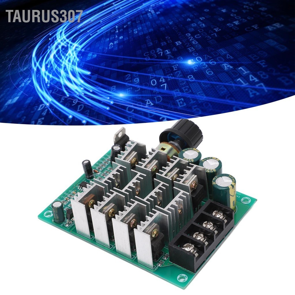 Taurus307 มอเตอร์ควบคุมความเร็ว PWM สวิตช์ควบคุมตัวควบคุม 60A DC 24V ...