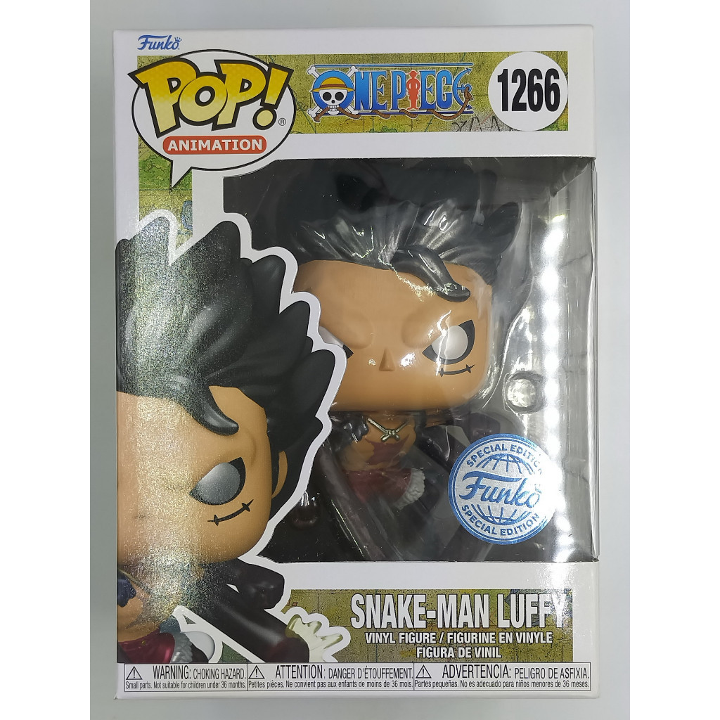 Funko Pop One Piece - Snake Man Luffy [ Metallic ] #1266 | Shopee Thailand