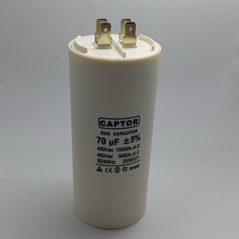 70 UF450V Cotora แคปสตาร์ท สตา คาปาซิเตอร์สตาร์ท ขนาด 50uF ถึง 500uF ใช้ได้ตั้งแต่ขนาด 250v ...