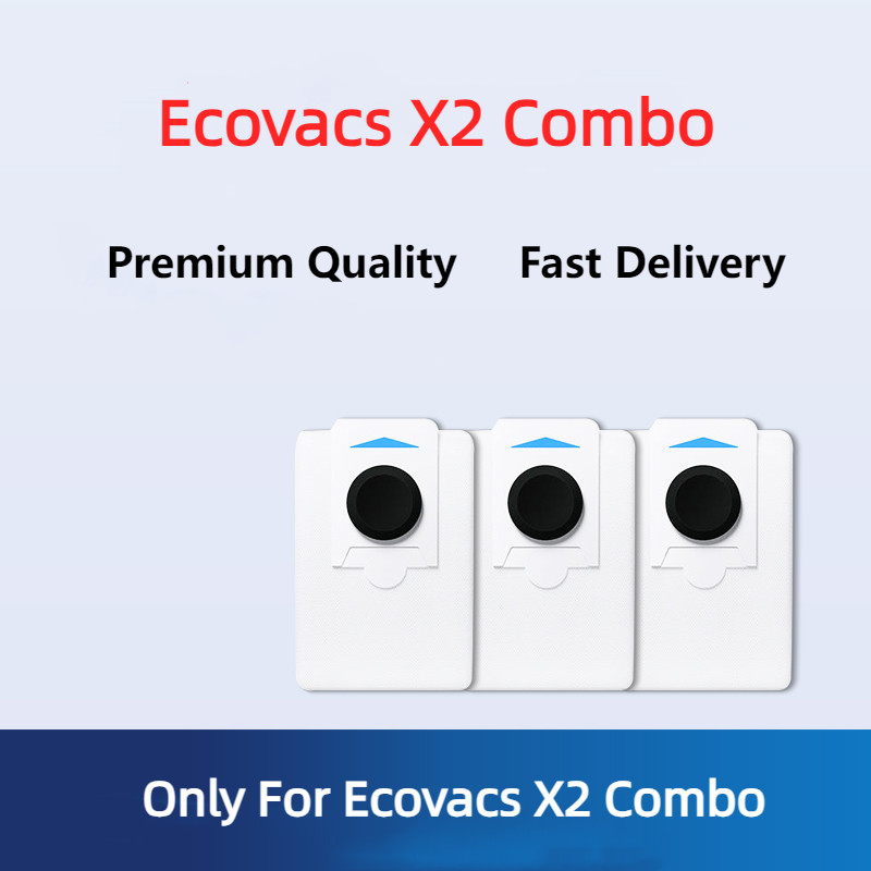 Ecovacs Deebot X2 Combo เครื่องดูดฝุ่นหุ่นยนต์อุปกรณ์เสริมของอะไหล่ถุง ...