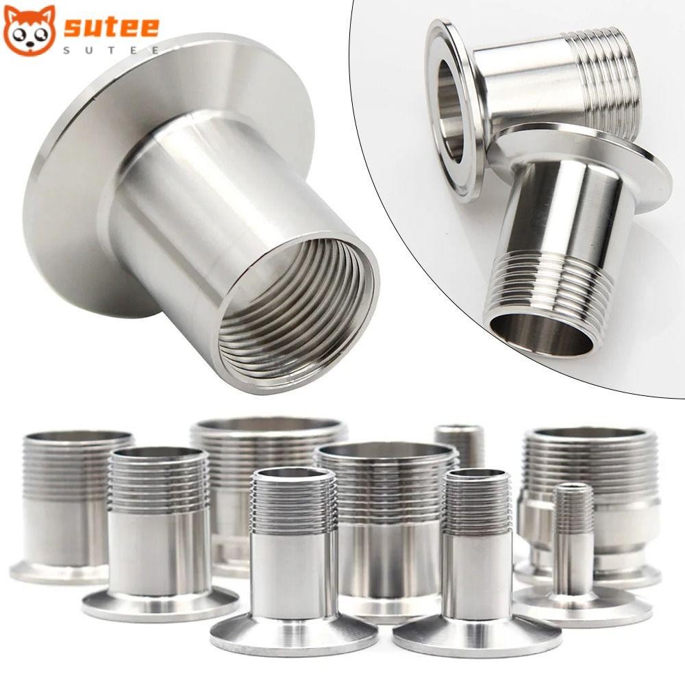 Sotee 1 ชิ้น Tri Clamp, DN15-DN40 1/4 "3/8" 1/2 "3/4" 1" ข้อต่อท่อ, ทน ...