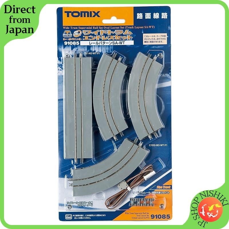 TOMYTEC TOMIX N Gauge Wide Tram Super Mini Rail Set Endless Set SA-WT Pattern 91085 Model Train ...