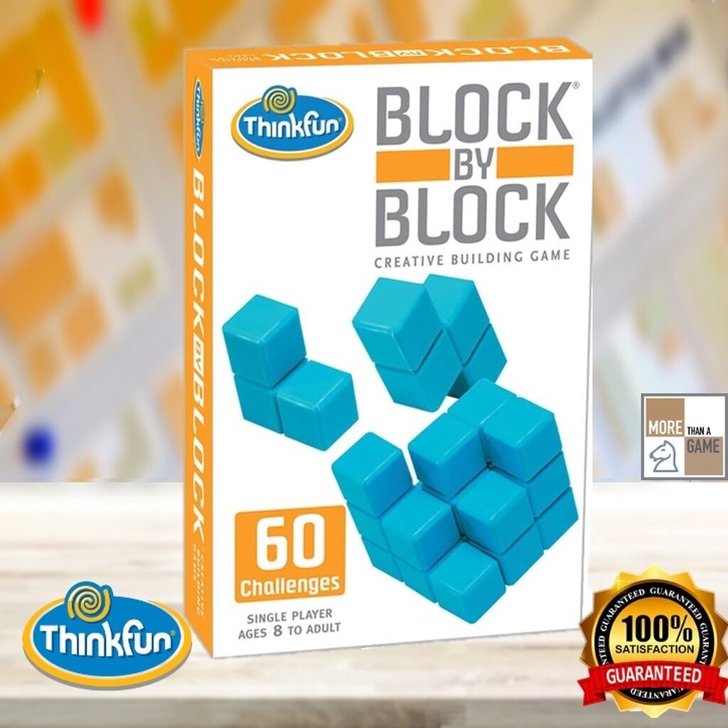 Block By Block [-Thinkfun ลิขสิทธิ์แท้-] | Shopee Thailand
