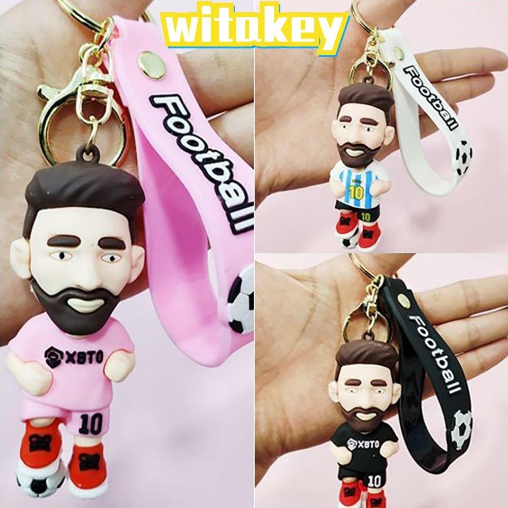 พวงกุญแจ WITAKEY พวงกุญแจ PVC Mini 2024 ของขวัญของที่ระลึก Lionel Messi ตลก | Shopee Thailand