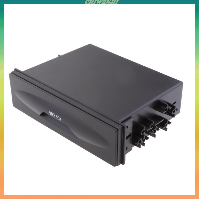 [เท่าไหร่1] Dashboard Mount Car Vehicle Refit Audio Cassette Box Drawer ...