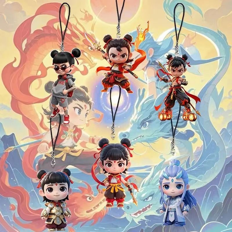 โลตัสเค้ก cp จี้ Nezha 2 Devil Childs Sea Mobile Chain Nezha Ao Bing ...