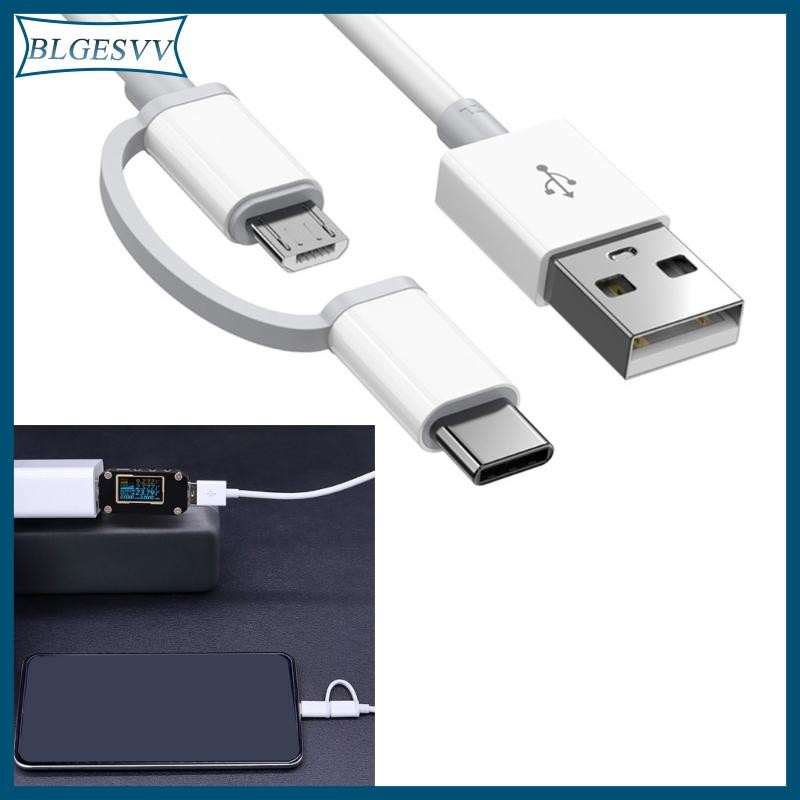 Blg 2 In 1 USB OTG Extension Power Cable โทรศัพท์มือถือ USB to Type C ...
