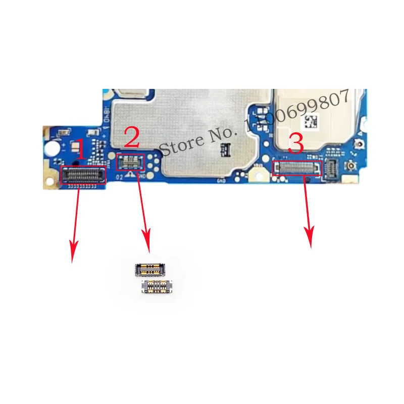 2pcs LCD FPC ปลั๊กบอร์ด PCB Connector เมนบอร์ด Flex Connector USB บอร์ด ...