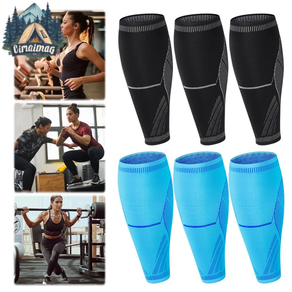 น่อง Compression Sleeve Shin Splints สบาย Shin Guards สําหรับขี่จักรยาน ...