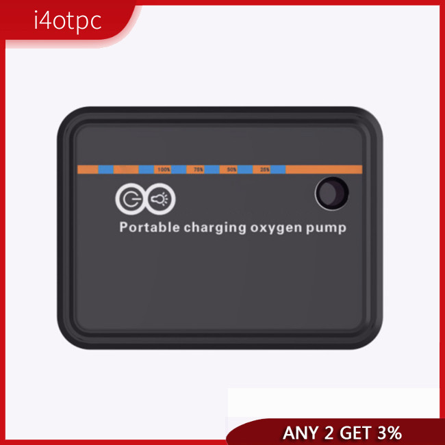 เครื่องปั๊มออกซิเจน แบบพกพา ชาร์จ USB พร้อมไฟ LED สําหรับตู้ปลา i4otpc | Shopee Thailand