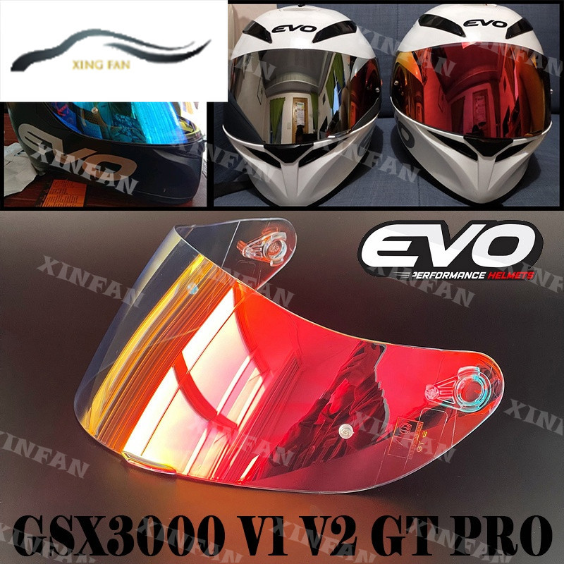 Xf เลนส์หมวกกันน็อค REVO อิริเดียม สําหรับ EVO GSX3000 V1 V2 GT PRO ...