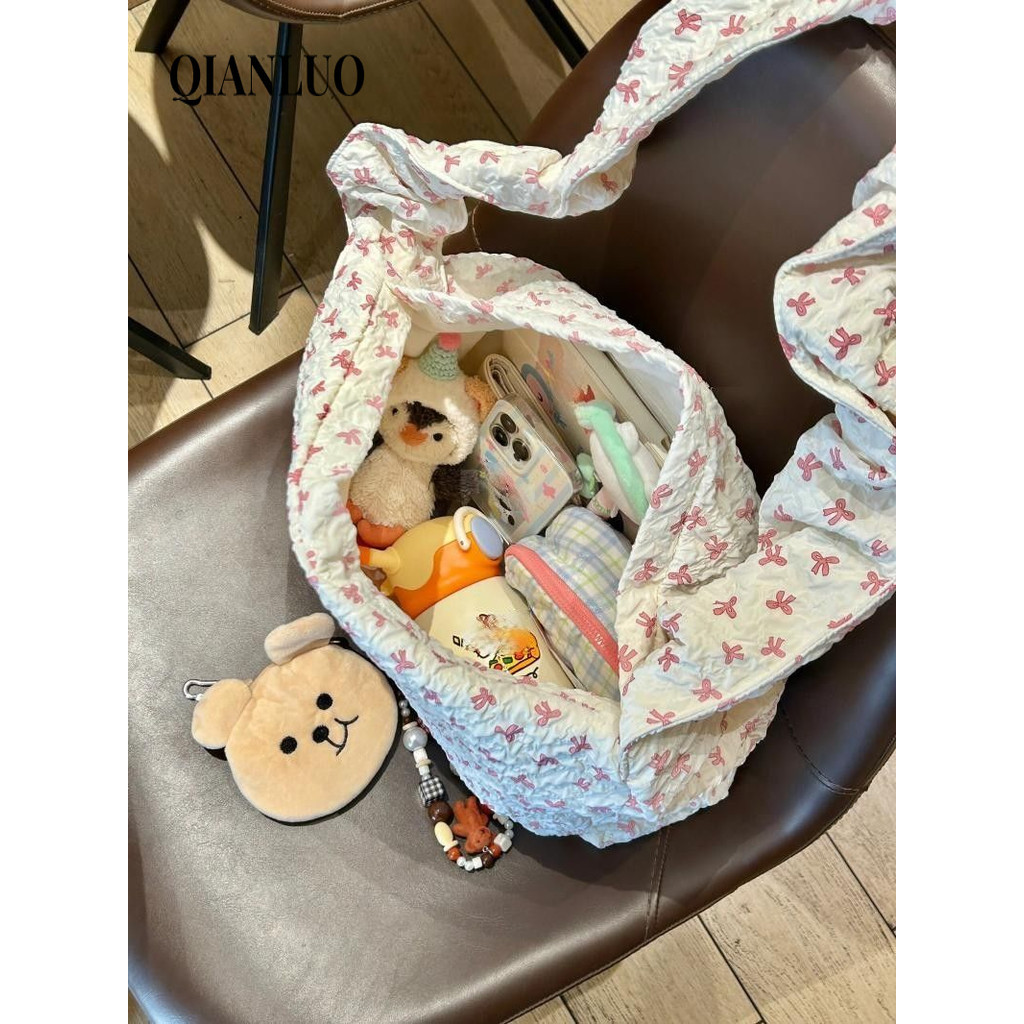 QIANLUO กระเป๋า กระเป๋าสะพายข้างผู้หญิง 2024NEW หลากหลายฟังก์ชั่น สไตล์ ...