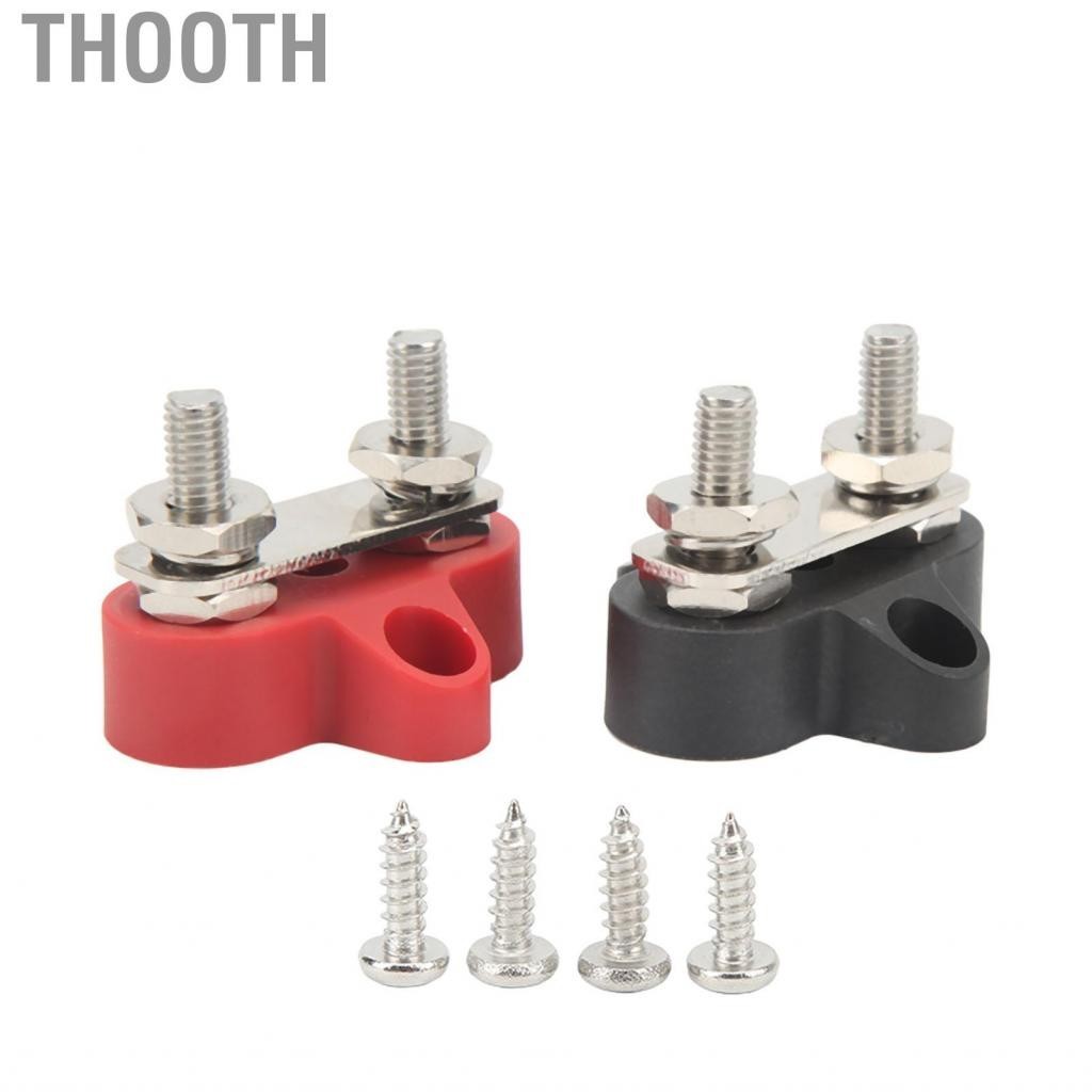 Thooth Battery Junction Post Power Distribution Block Rustproof 2 Studs ...