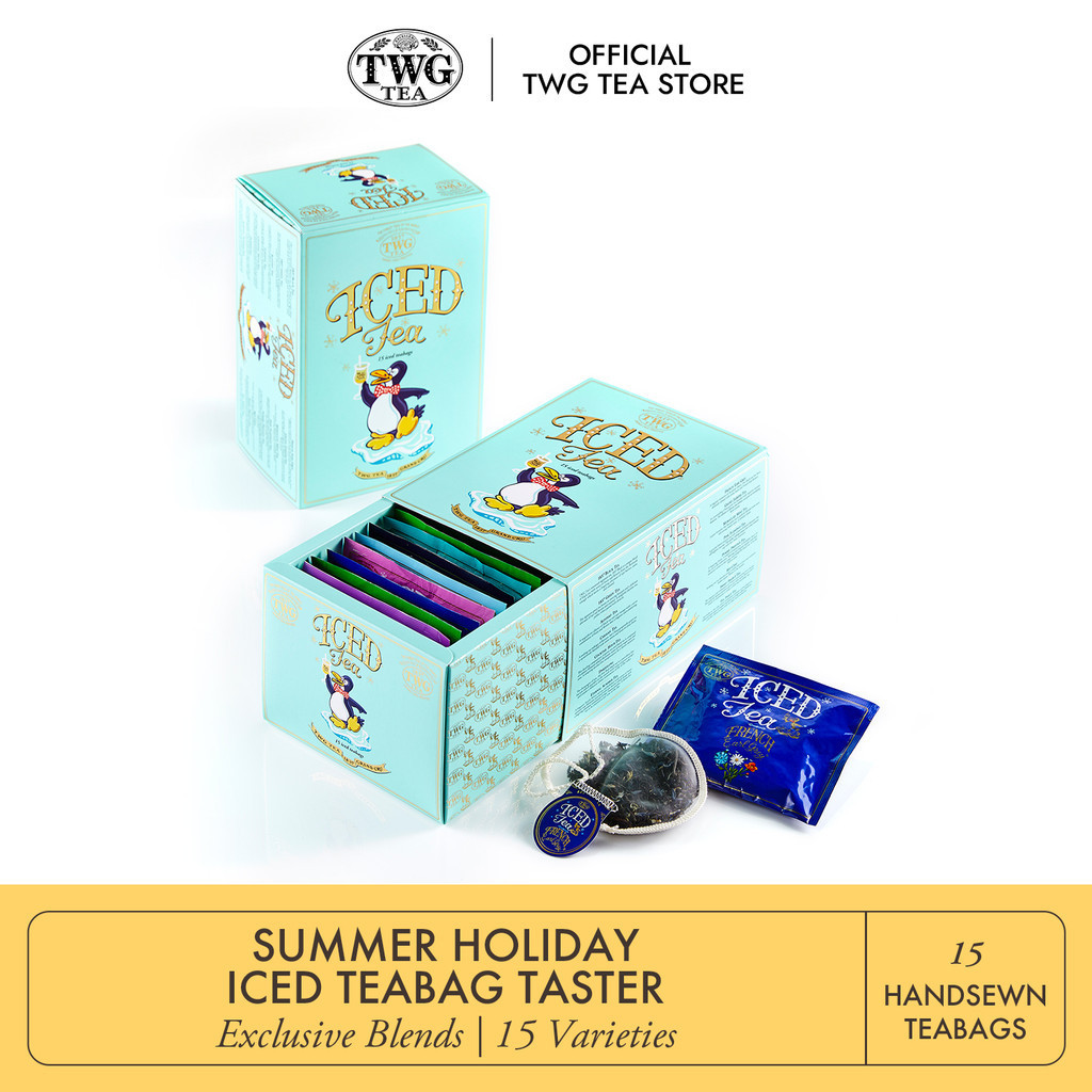 TWG Tea | Summer Holiday Iced Teabag Taster Set (15 x 7g) | Shopee Thailand