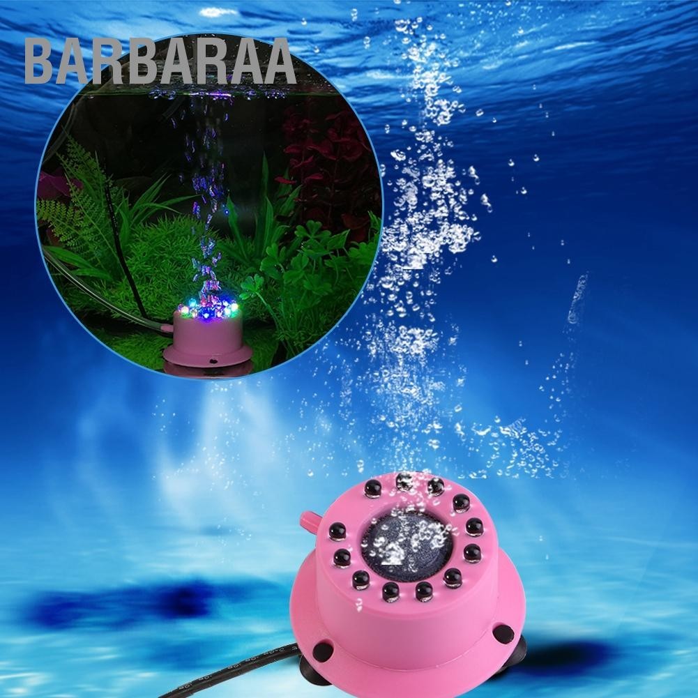 Barbaraa 12 LED Submersible Bubble Light & Air Stone สำหรับตกแต่งตู้ปลา ...