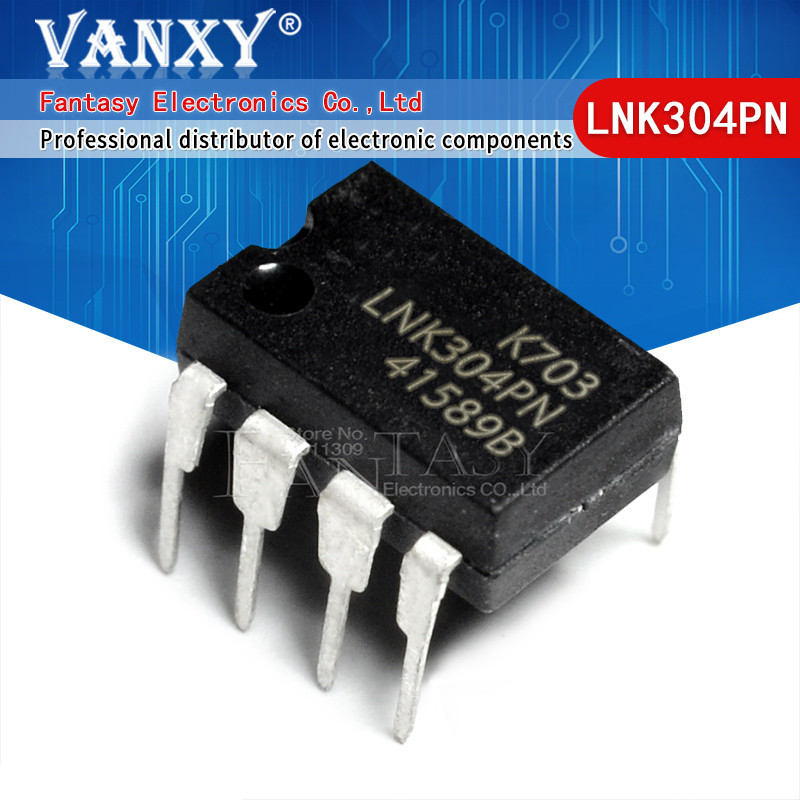 10pcs LNK304PN DIP7 LNK304P DIP LNK304 DIP-7 304PN ส่วนประกอบ ...