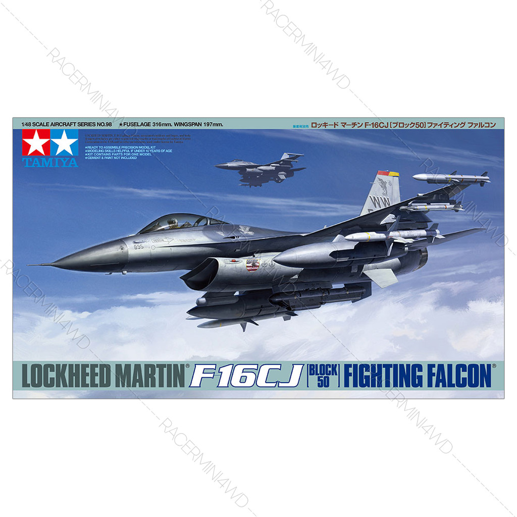 TAMIYA 61098 1/48 Lockheed Martin F-16CJ [Block 50] Fighting Falcon ชุด ...
