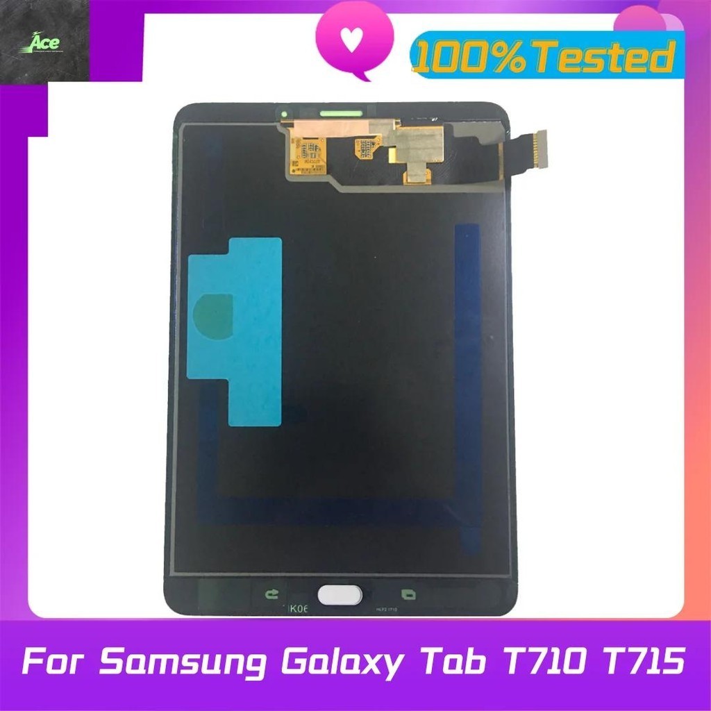 8.0 "Super คุณภาพ LCD สําหรับ Samsung Galaxy Tab S2 จอแสดงผล SM-T710 T713 หน้าจอสัมผัส T715 T719 ...