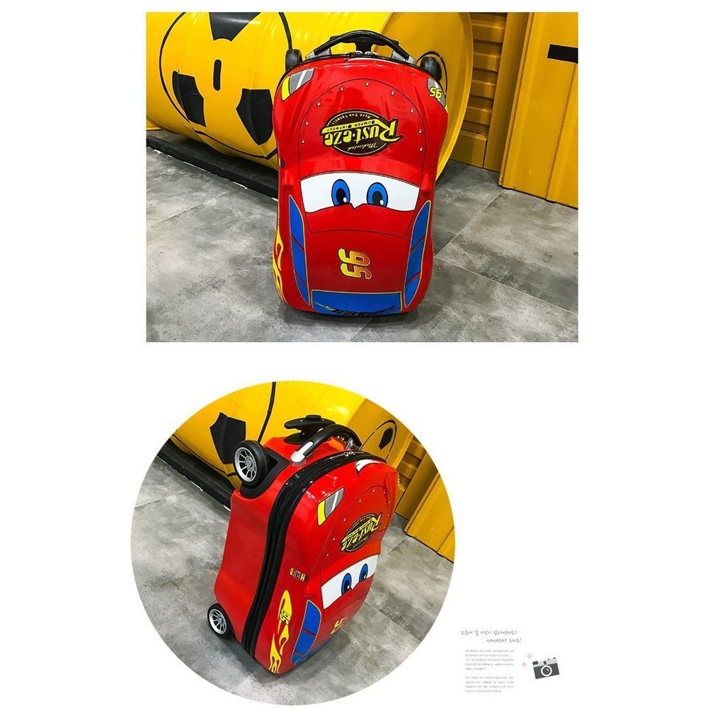 Deere Jack กระเป๋าเดินทางเด็กรถการ์ตูน 18 นิ้ว travel walker mount 3D ...