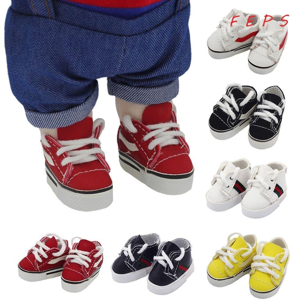 Feps 15 ซม.Labu ตุ๊กตารองเท้า,ตุ๊กตา JP Labubu Time To Chill Filled รองเท้าผ้าใบลําลอง, 1/6 ...