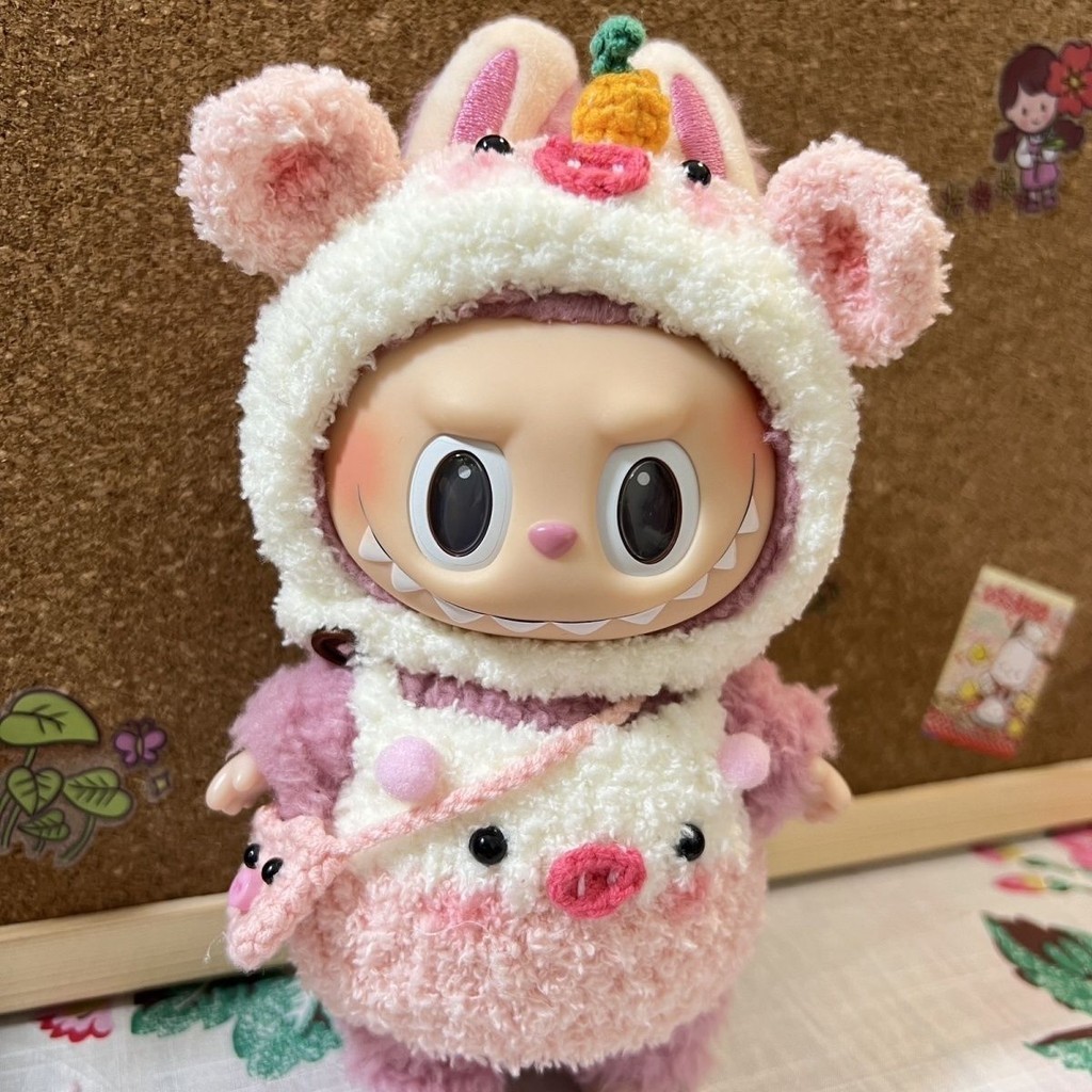Pure Handmade โครเชต ์ Labubu เสื ้ อผ ้ าเด ็ ก Labubu ไวนิลจี ้ ...