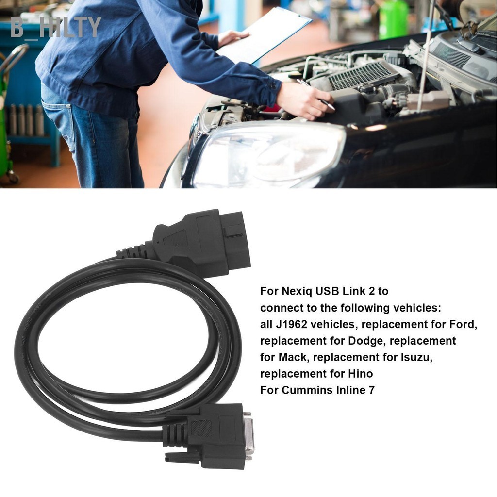 B_HILTY สำหรับ Nexiq USB Link 2 OBD2 สาย 493113 การเชื่อมต่อที่เสถียร ...