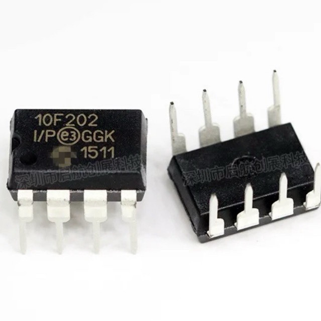 PIC10F202-I/P PIC10F202 10F202 IC ชิปชิปไมโครคอนโทรลเลอร์ MCU ในสต็อก ...