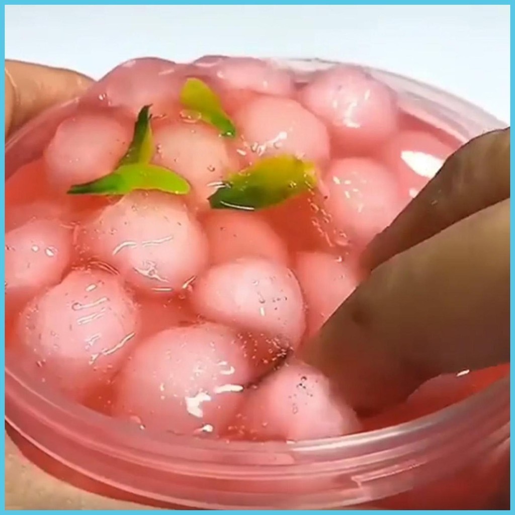 คริสตัล Clay ของเล่น Jelly Cube Putty ของเล่น Fidget Putty 60ml ผลไม้ ...